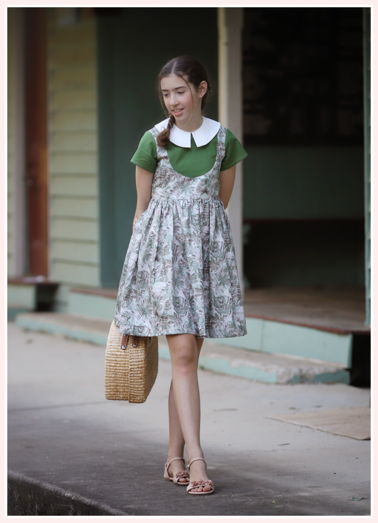 Eva Tween Dress/Faux Pinny | Vintage Little Lady