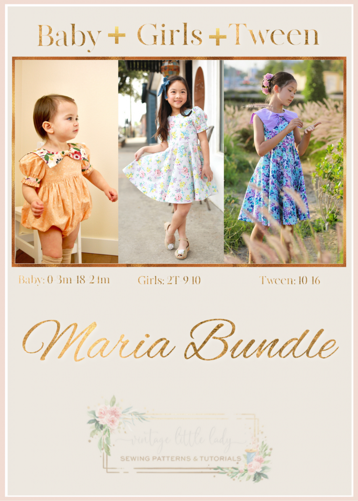 Maria Baby+Girls+Tween Bundle of 3 | Vintage Little Lady