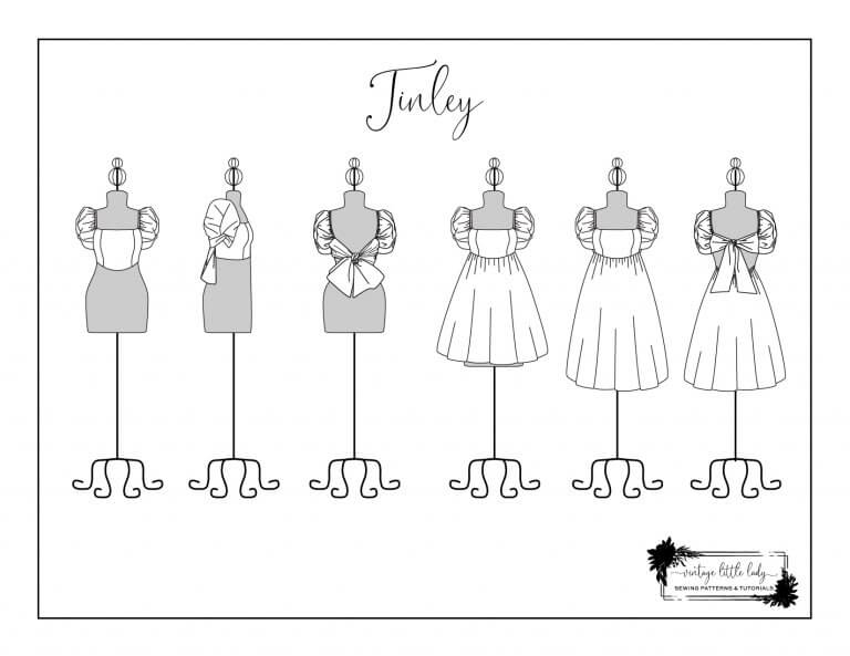 FREE Tinley Coloring Page | Vintage Little Lady