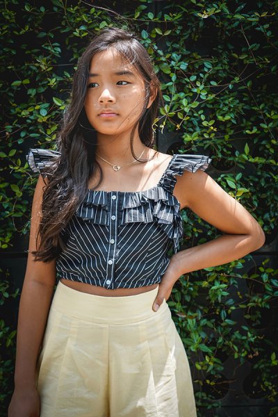 Addison Tween Dress/Peplum Top/Crop Top | Vintage Little Lady