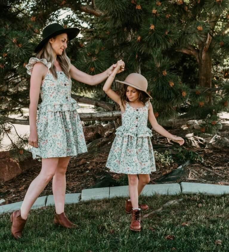 Addison Dress/Peplum Top/Crop Top | Vintage Little Lady