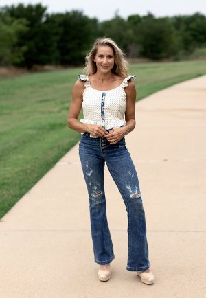 Addison Womens Dress/Peplum Top/Crop Top | Vintage Little Lady