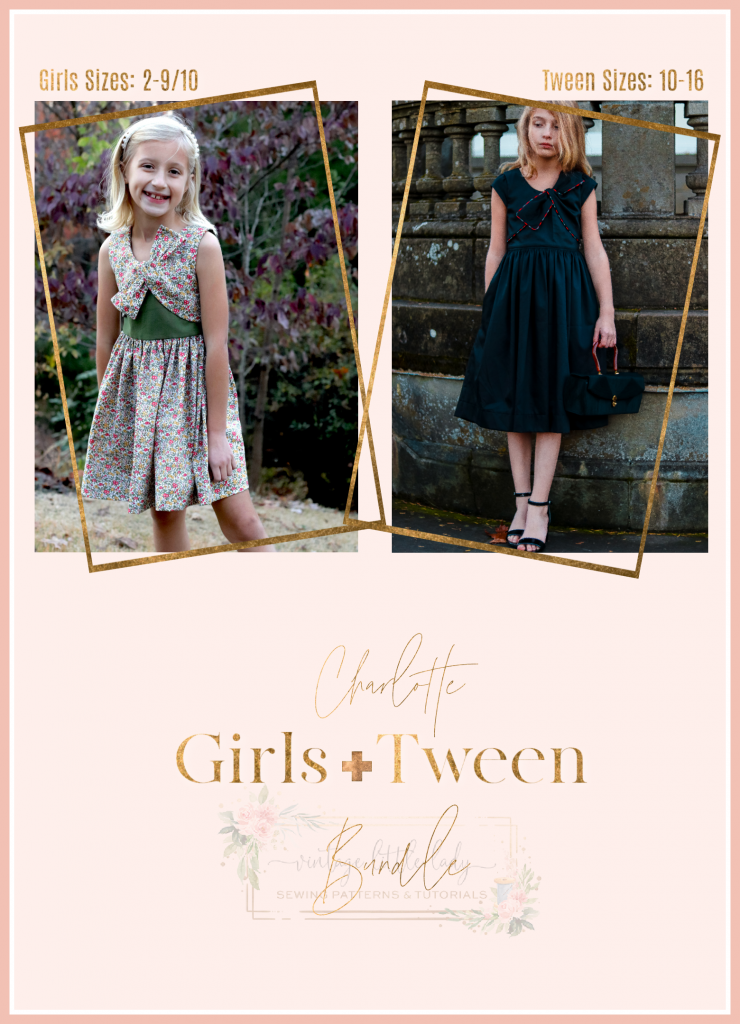 Charlotte Dress Girls+Tween Bundle | Vintage Little Lady