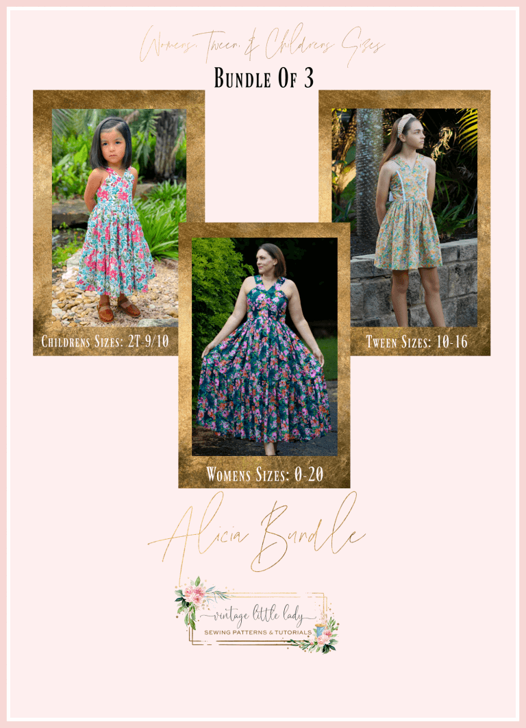 Alicia Bundle of 3 | Vintage Little Lady