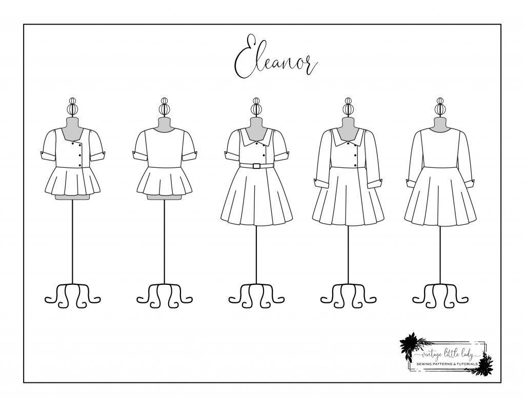 Eleanor FREE Coloring Page | Vintage Little Lady